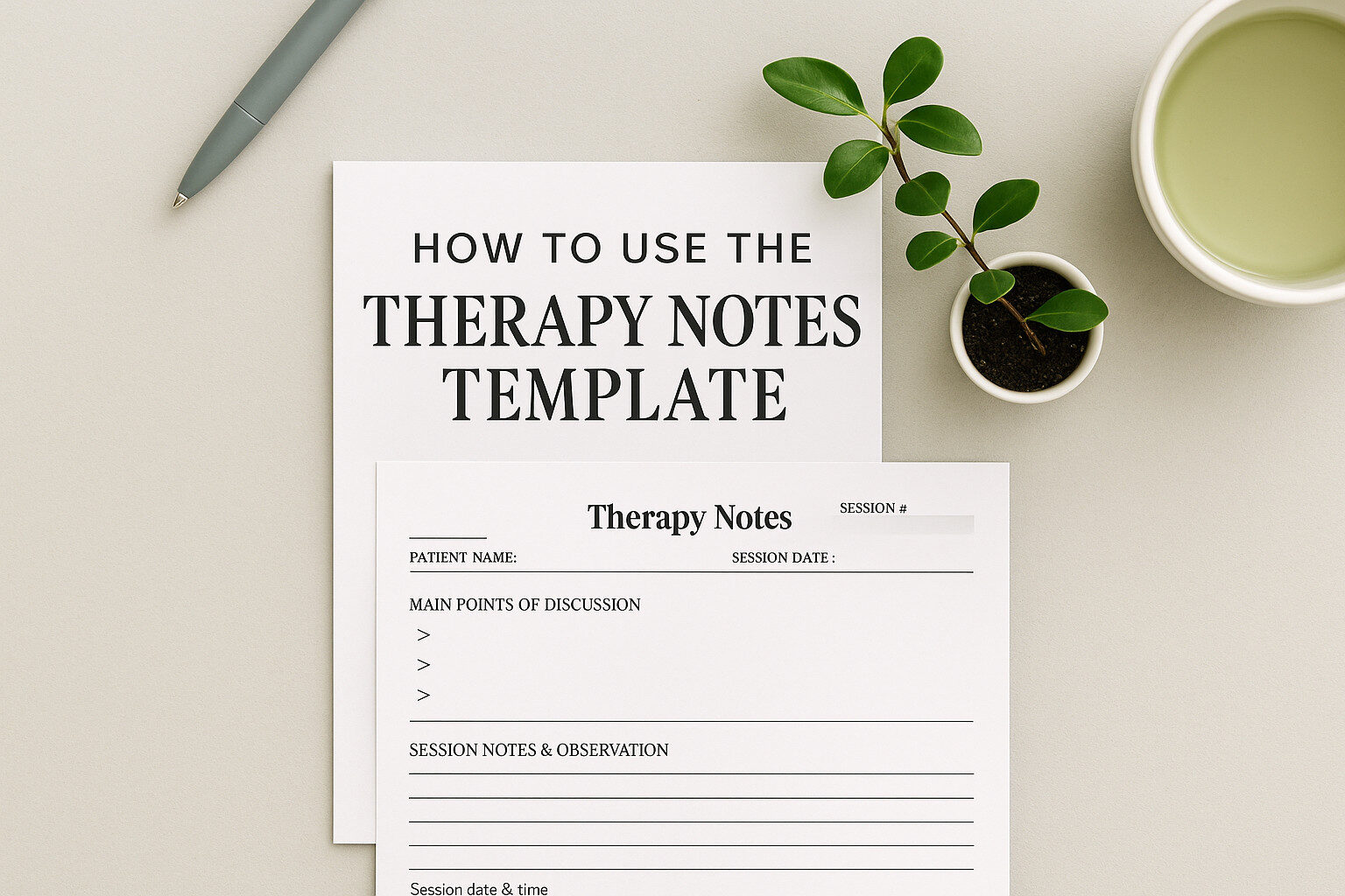 How to Use the Therapy Notes Template (Step-by-Step) - Jots and Tally