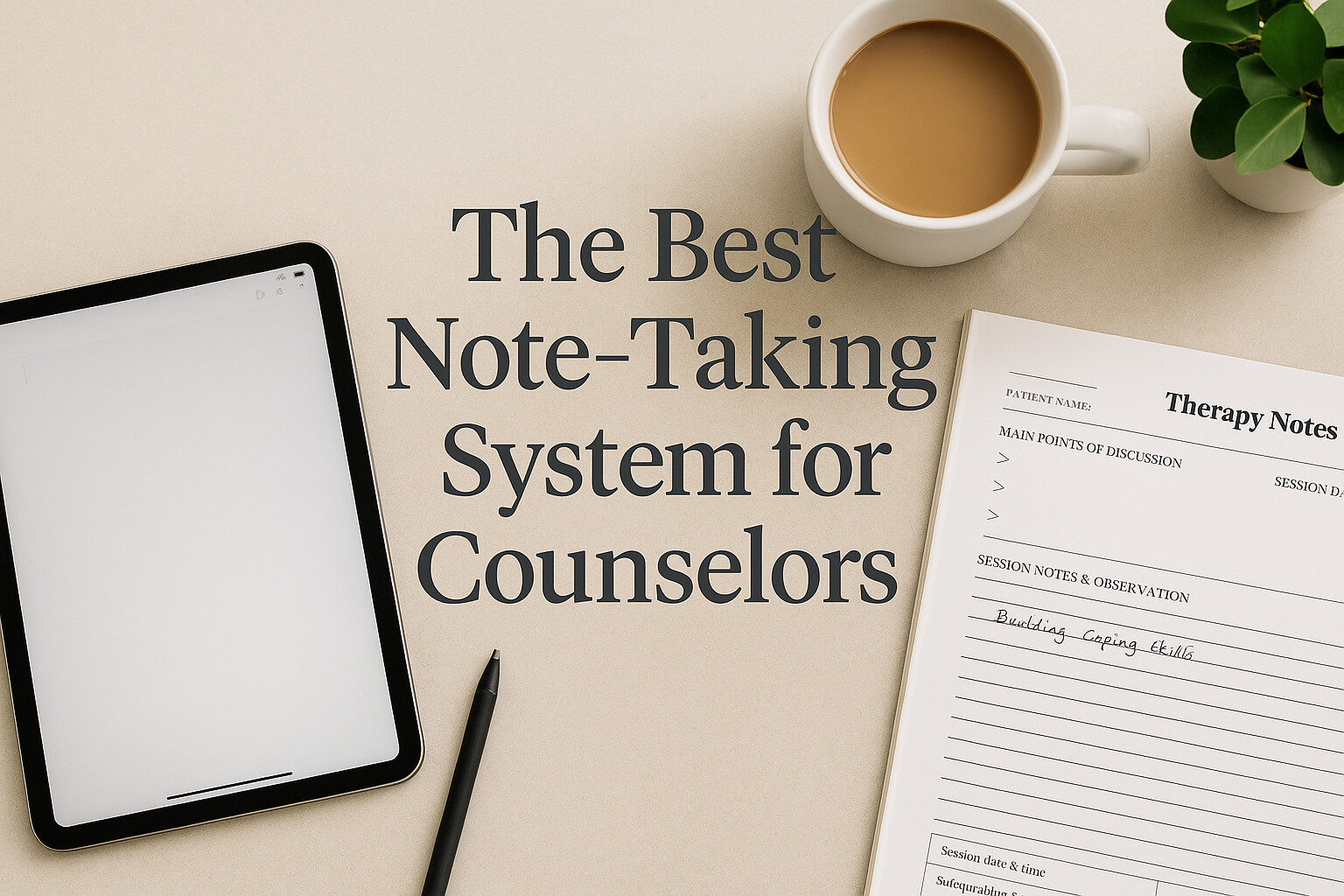 The Best Note-Taking System for Counselors - Jots and Tally